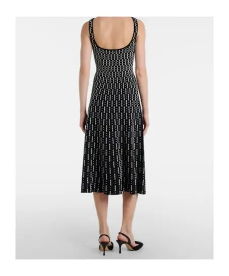 Staud Ellison Compact Knit Midi Dress