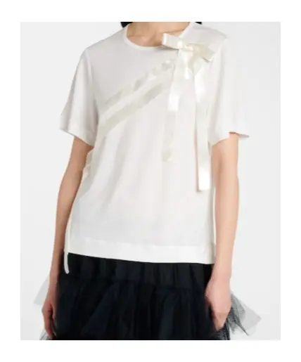 Simone Rocha Bow-detail Jersey T-shirt
