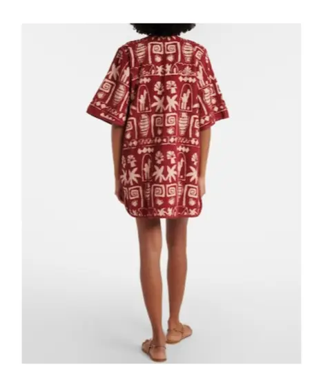 ALEMAIS X Lrnce Maya Cotton Minidress