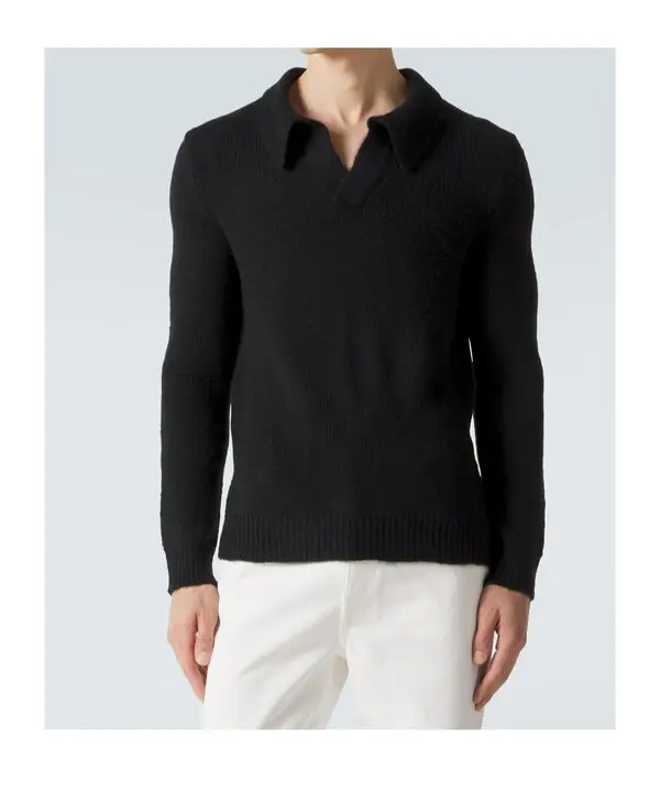 Gabriela Hearst Cashmere Polo Sweater