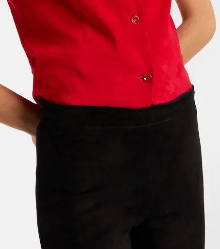 Stouls Suede Capri Pants