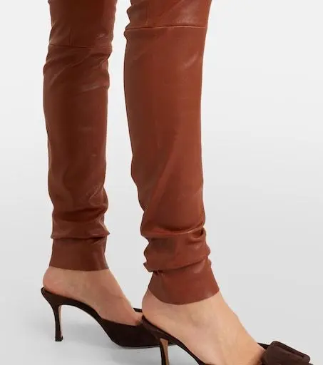Stouls Leather Slim Pants