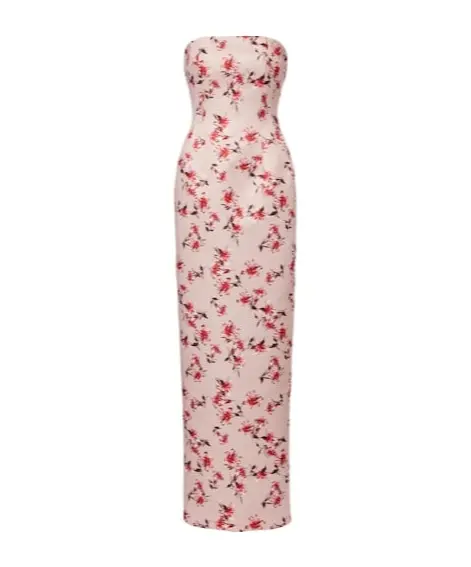 EMILIA WICKSTEAD Laelia Floral Gown - Nude