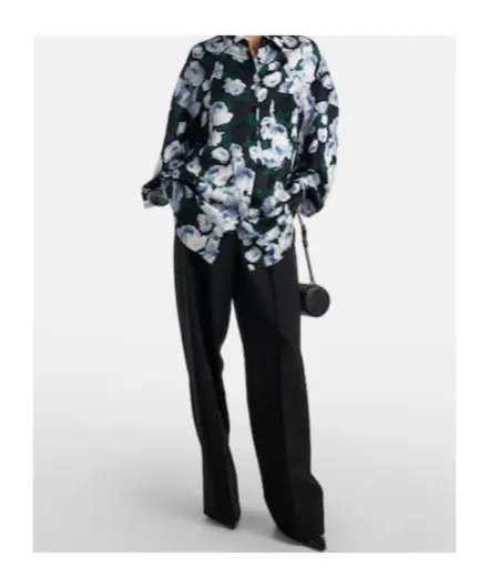 Stella McCartney Floral Satin Blouse