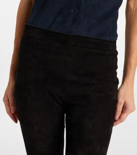 Stouls Suede Flared Pants
