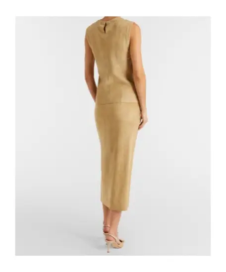 Stouls Taylor Suede Pencil Skirt