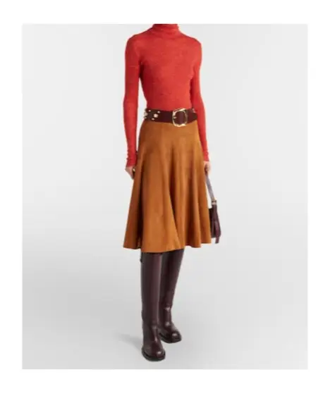 Stouls Sabrina Suede Midi Skirt