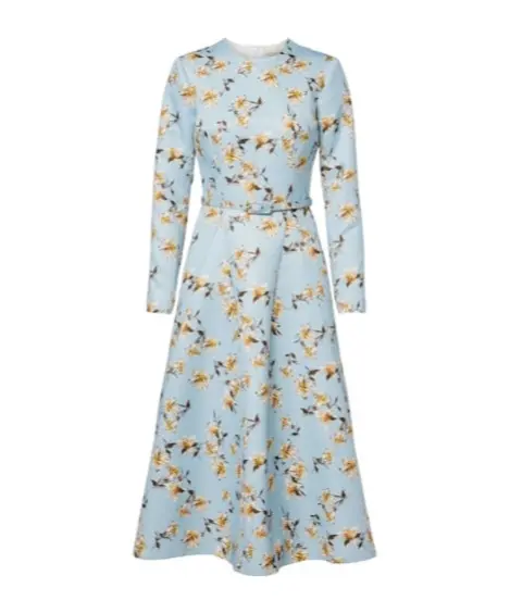 EMILIA WICKSTEAD Ucellina Floral Midi Dress - Multicolor