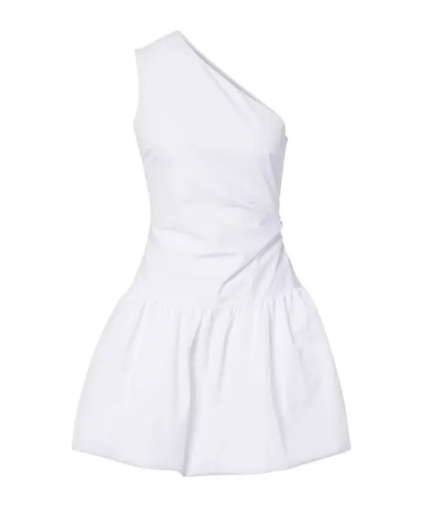 PATOU One Shoulder Dress - White