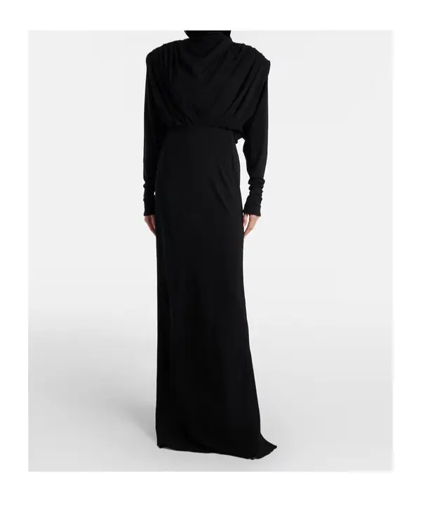 MUGLER Draped Knit Dress