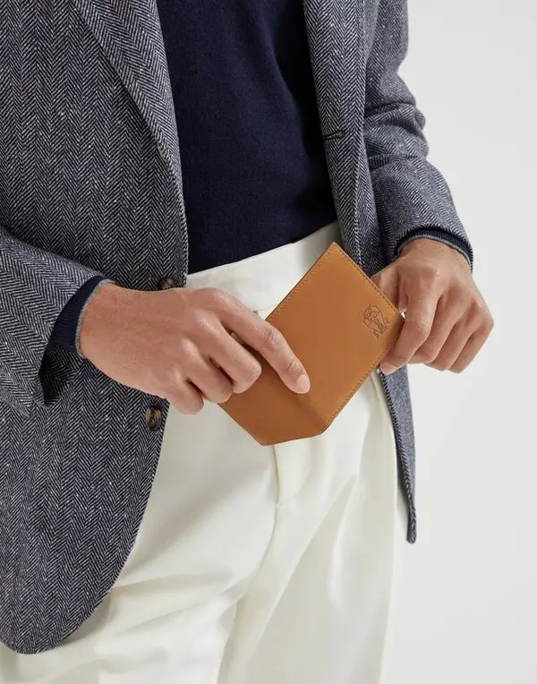 Brunello Cucinelli Nubuck Bifold Wallet