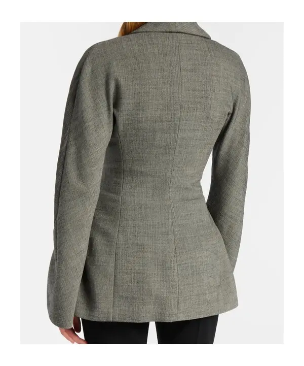 Magda Butrym Draped Wool-blend Blazer