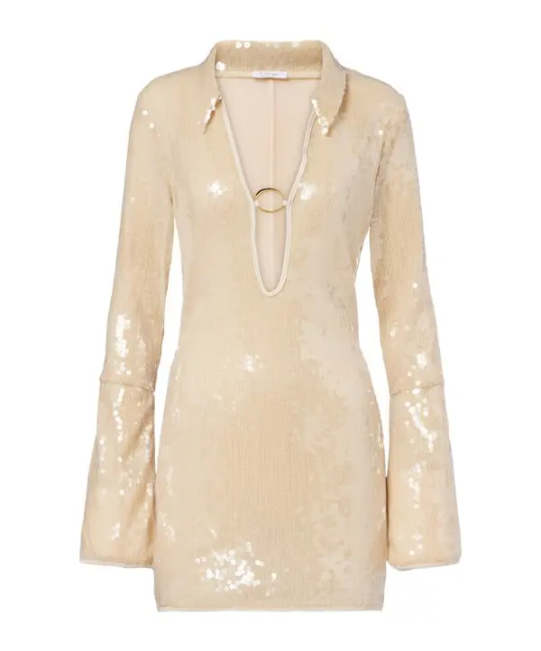Oseree Sequined Mini Dress