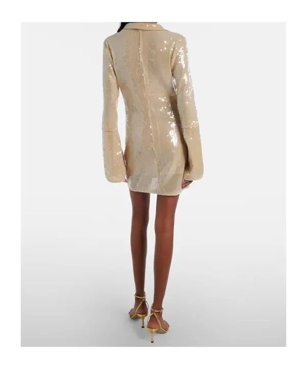 Oseree Sequined Mini Dress