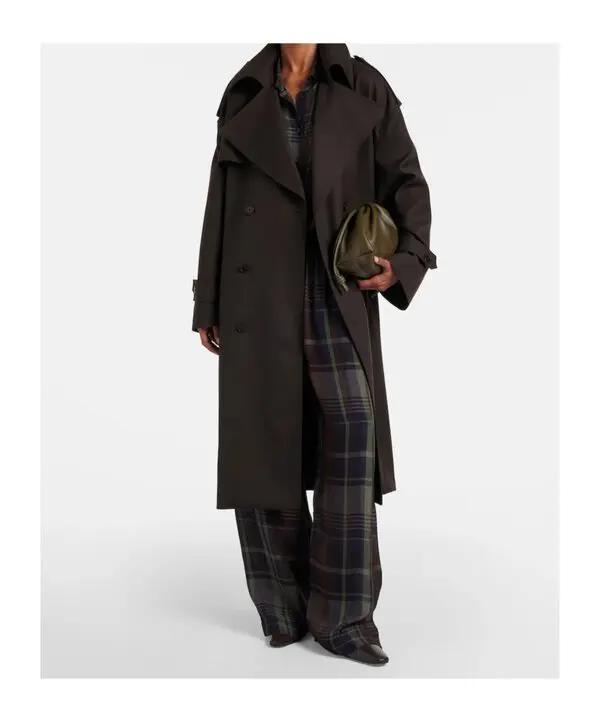THE FRANKIE SHOP Dursley Belted Double-breasted Trench Coat