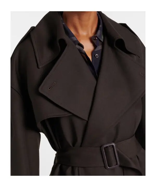 THE FRANKIE SHOP Dursley Belted Double-breasted Trench Coat