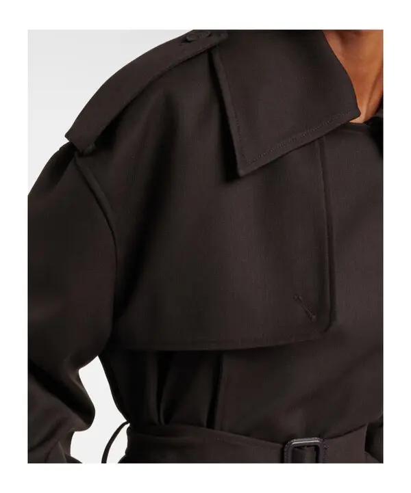 THE FRANKIE SHOP Dursley Belted Double-breasted Trench Coat