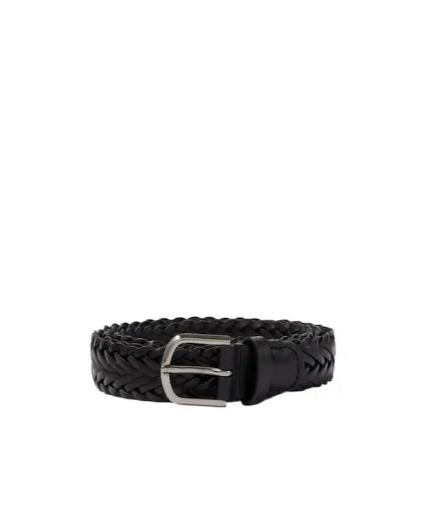 Giorgio Armani Braided Leather Belt