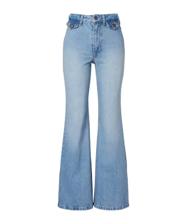 ROTATE BY BIRGER CHRISTENSEN Flared Jeans