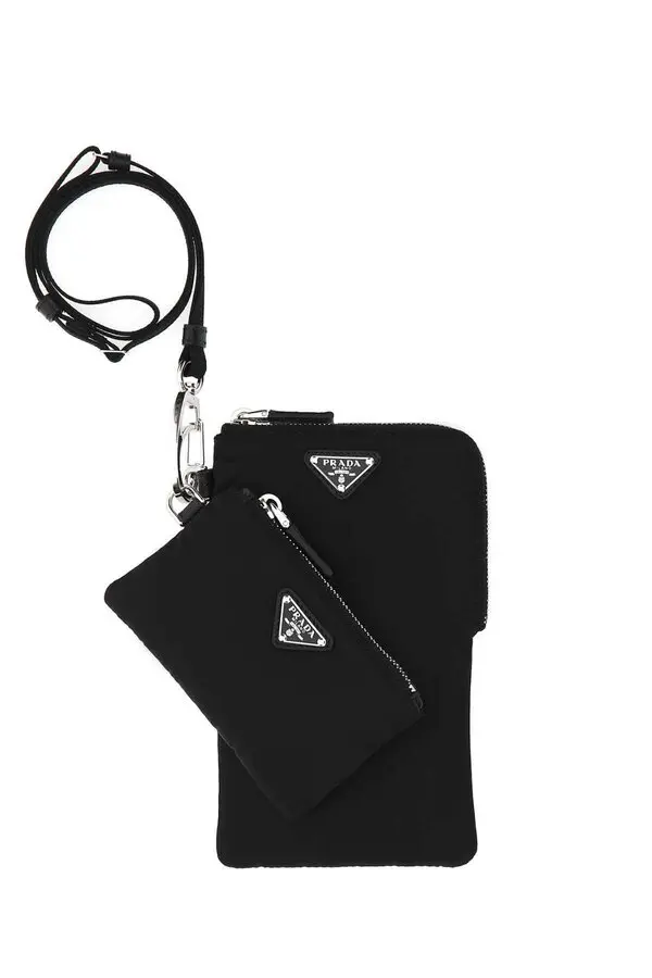 Prada Re-nylon Strapped Double Pouch