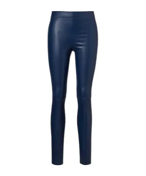 JOSEPH Leather Leggings - Blue
