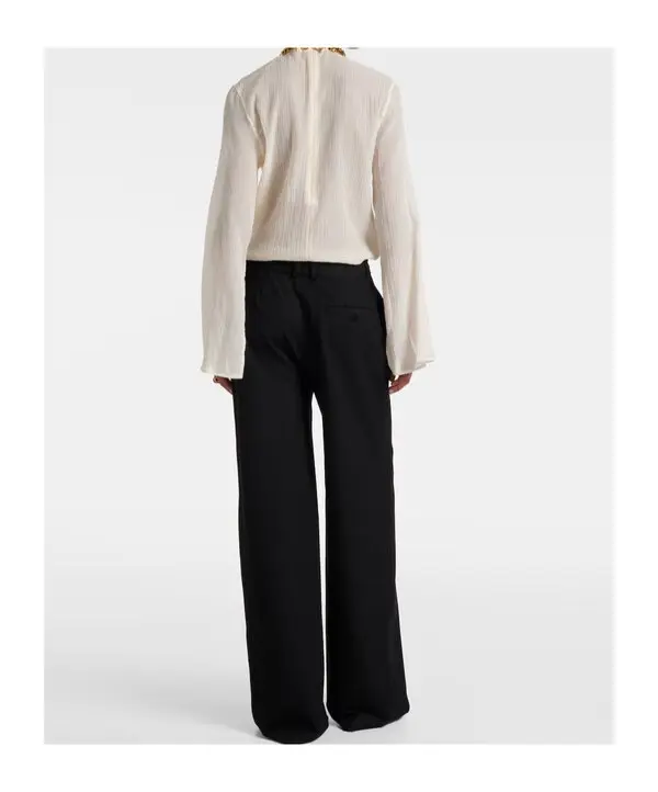 JOSEPH Yukio Gabardine Straight Pants