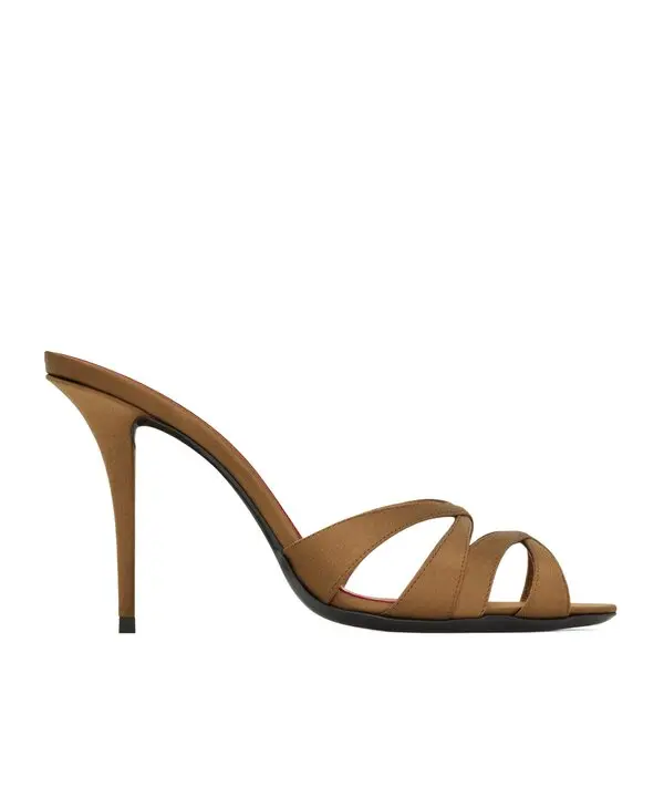 Saint Laurent Chandelle Open Toe Mules