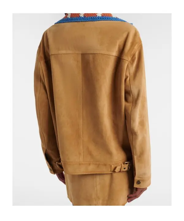 Etro Crocheted Edge Zipper Jacket
