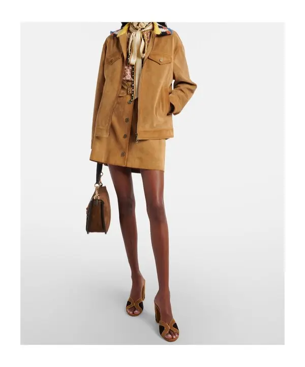 Etro Crocheted Edge Zipper Jacket