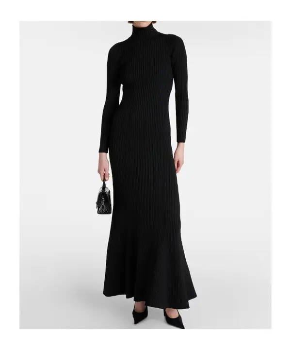 Balenciaga Long Turtleneck Dress