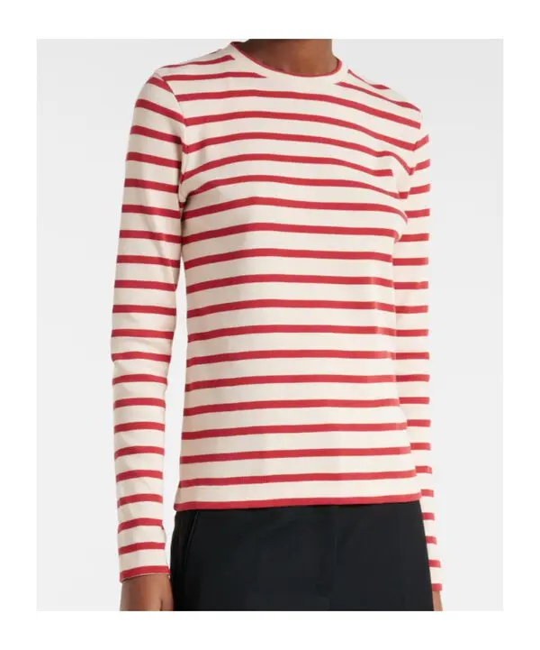 JIL SANDER Striped Cotton T-shirt