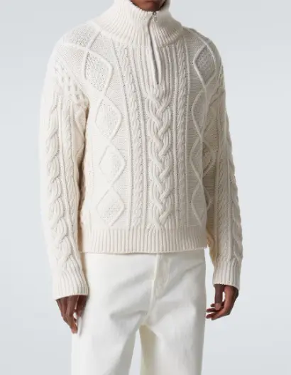 FRAME Plaid Knitted Sweater
