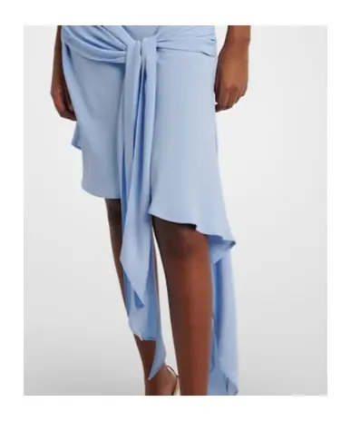 Attico Draped Crêpe Minidress
