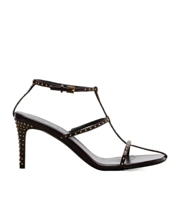 Khaite Cage Studded Leather Sandals