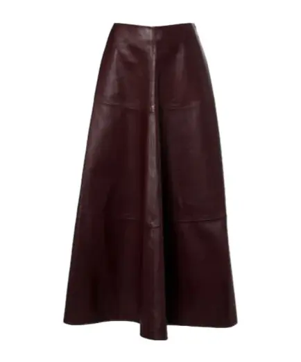 Altuzarra Varda Leather Maxi Skirt