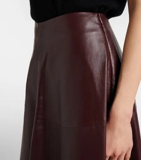 Altuzarra Varda Leather Maxi Skirt