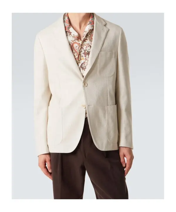 Etro Cotton And Wool Blazer