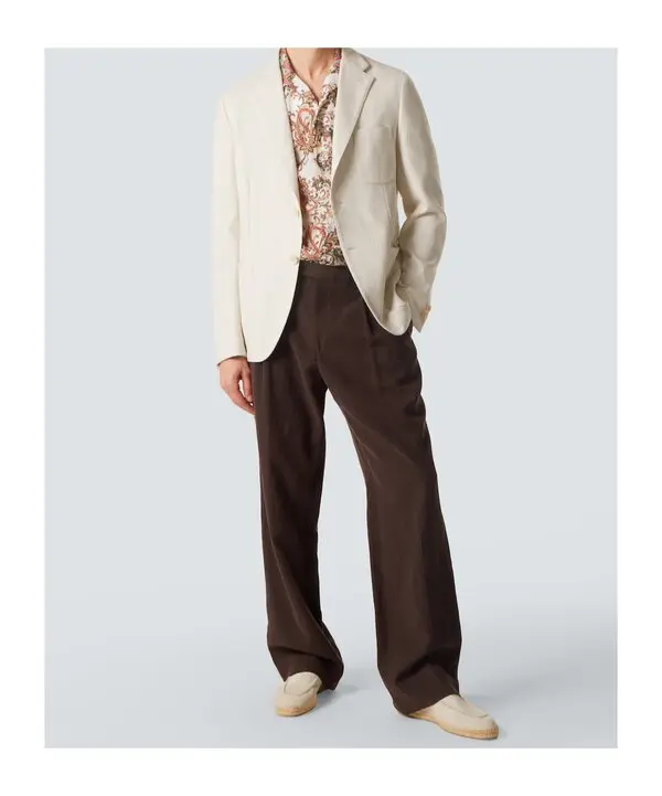 Etro Cotton And Wool Blazer
