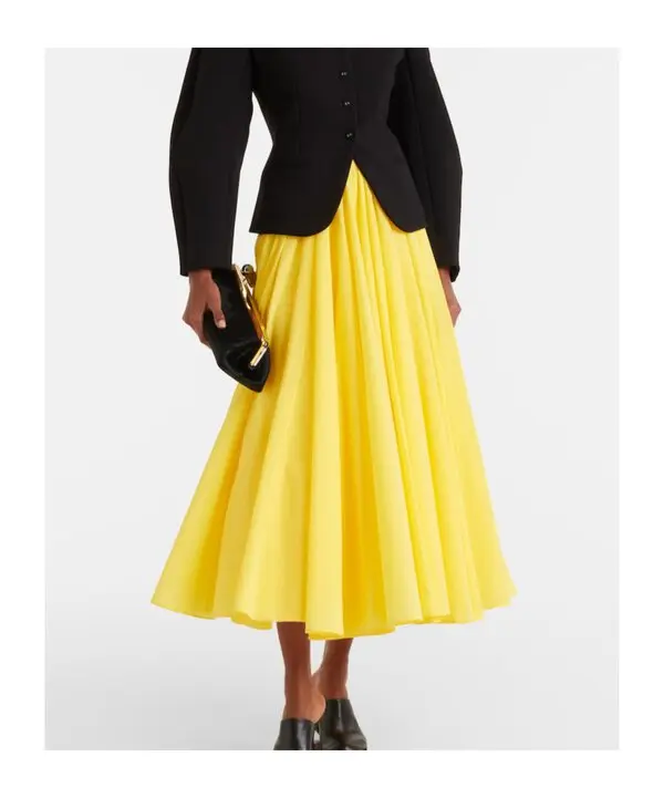 Jacquemus Paysan Asymmetric Cotton-blend Midi Skirt