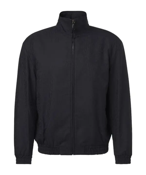 Etro Paisley Patterned Cotton Coat - Black