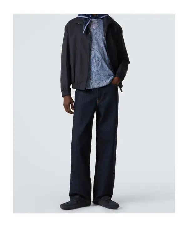 Etro Paisley Patterned Cotton Coat