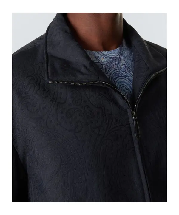 Etro Paisley Patterned Cotton Coat