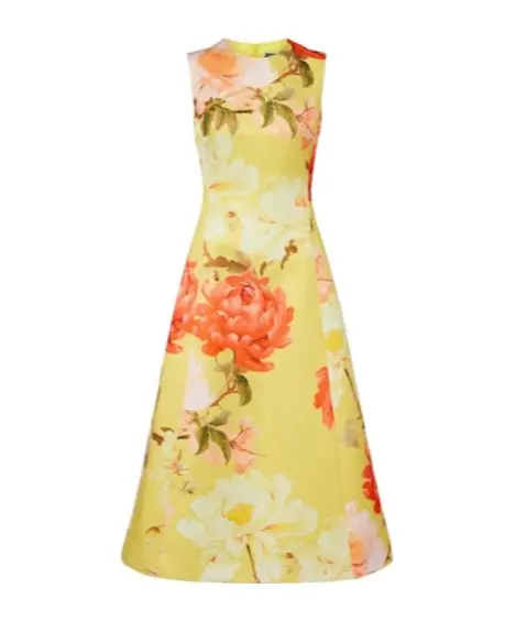 LEO Cleo Floral Midi Dress