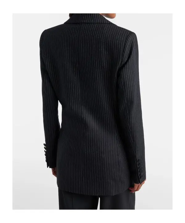 Nina Ricci Pinstripe Wool-blend Blazer