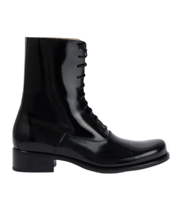 THE ROW Kai Lace-up Boots