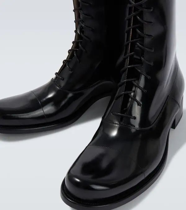 THE ROW Kai Lace-up Boots