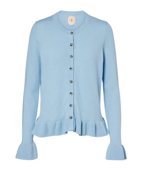 Jardin Des Orangers Cotton And Cashmere Cardigan - Blue