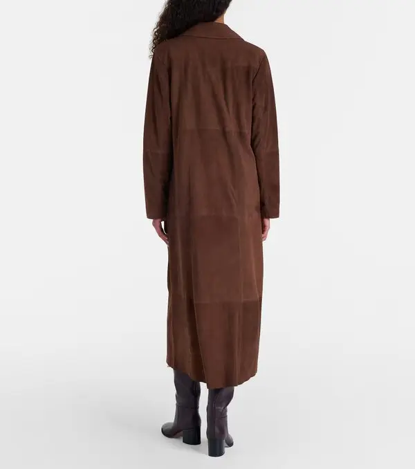 Rixo Single-breasted Long-sleeve Coat