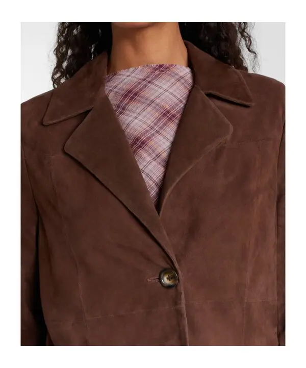 Rixo Single-breasted Long-sleeve Coat