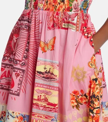 Camilla Collage Kingdom Tiered Maxi Dress